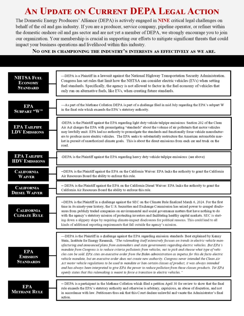Legal Action – DEPA